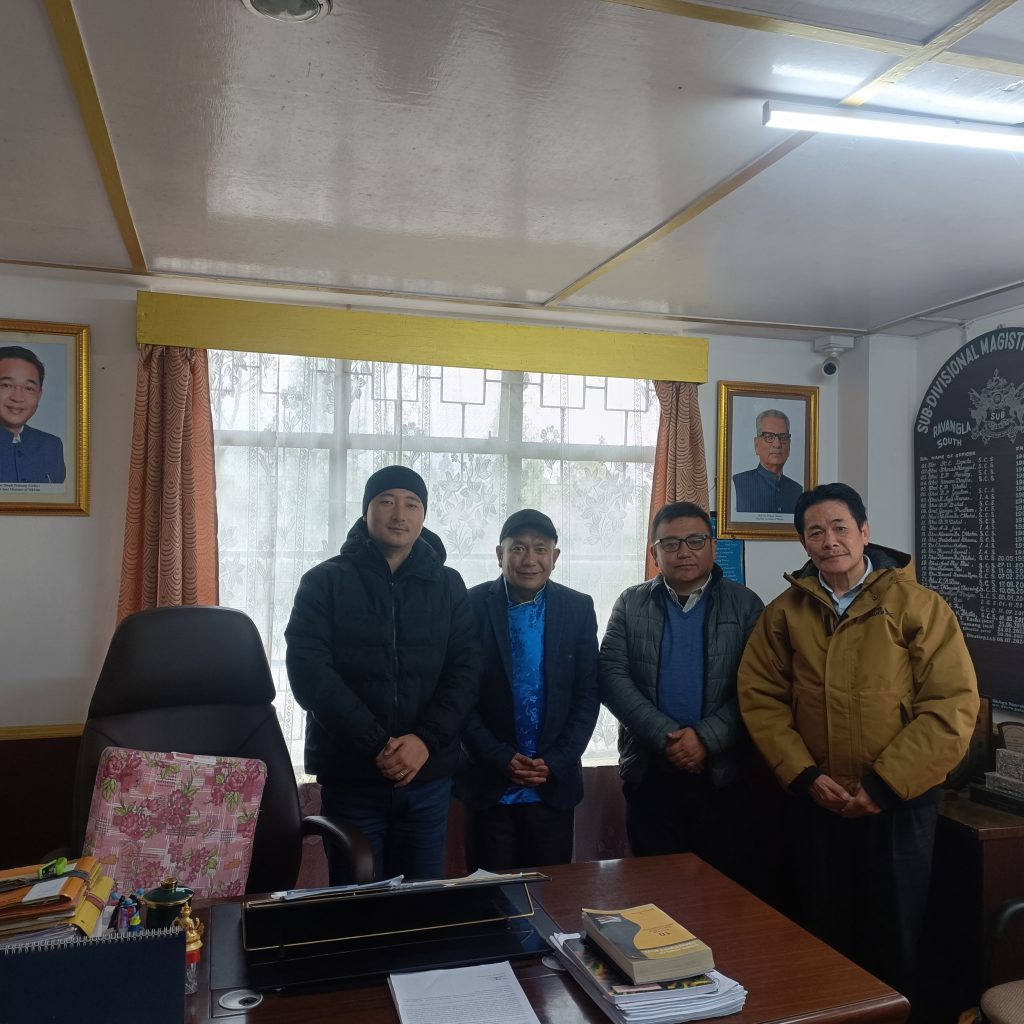 The hand over and take over ceremony between the outgoing settlement ...