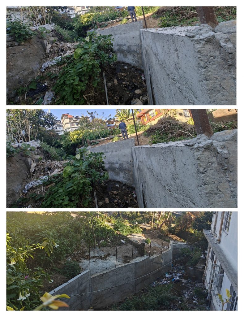 Completion Report on RCC Retaining Wall Project – home